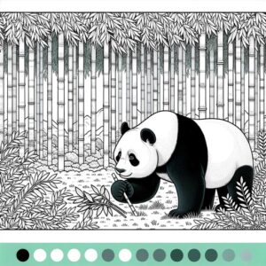 Children's Mindful Giant Panda Coloring Page- 3 Free Printable Pages