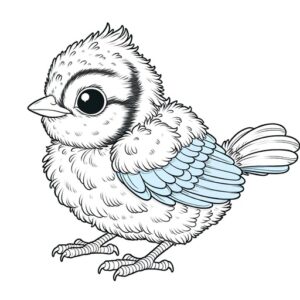 Children's Cute Blue Jay Coloring Page- 3 Free Printable Pages