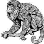 Howler Monkey Coloring Pages for Teens - 6 Free Printable Pages